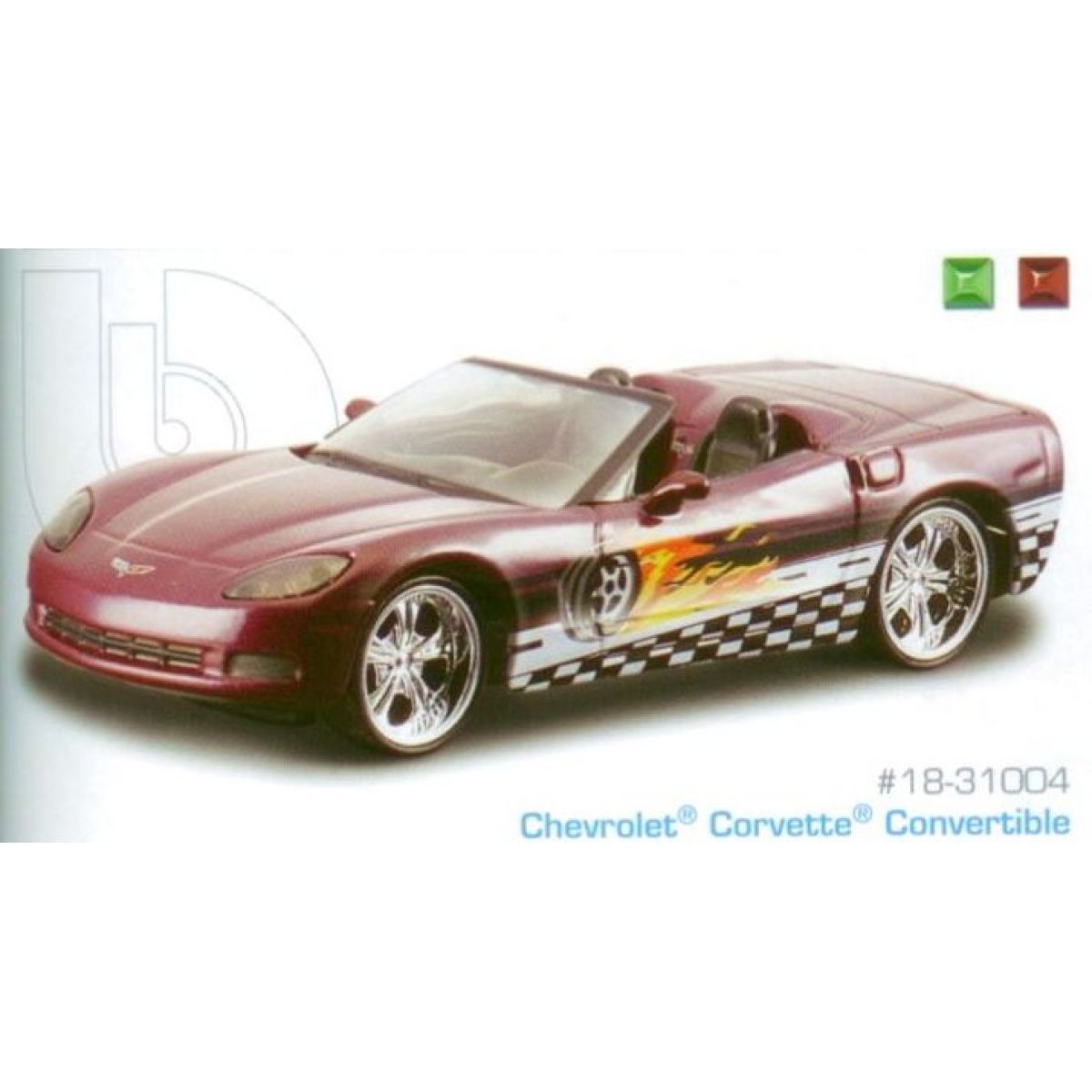 Bburago Chevrolet Corvette Convertible, tuning | Maxíkovy hračky