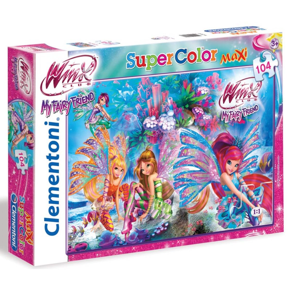 Clementoni Puzzle Winx maxi Čas snění 104 dílků | Maxíkovy hračky