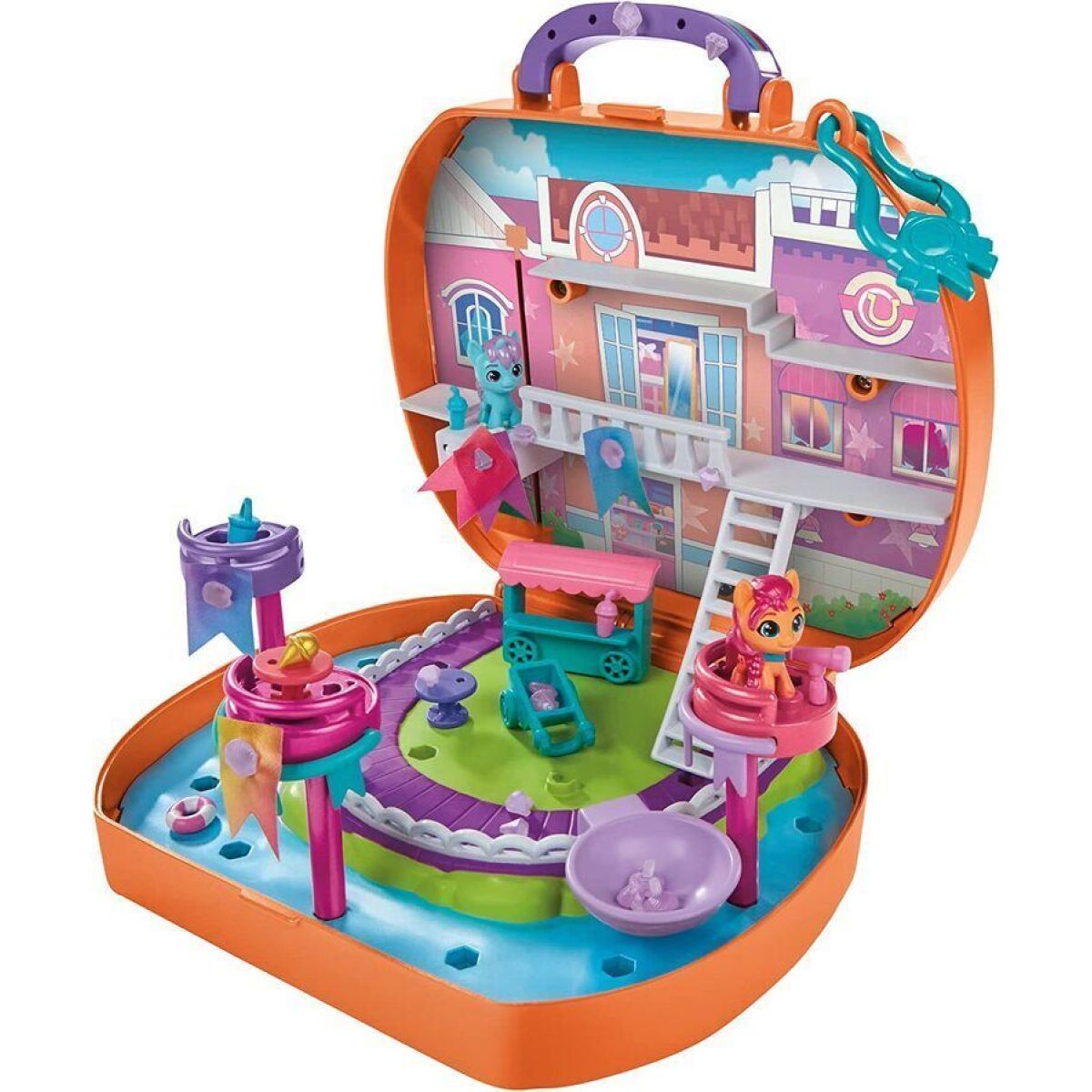 Hasbro My Little Pony Miniworld hrací sada v kufříku Maretime Bay ...