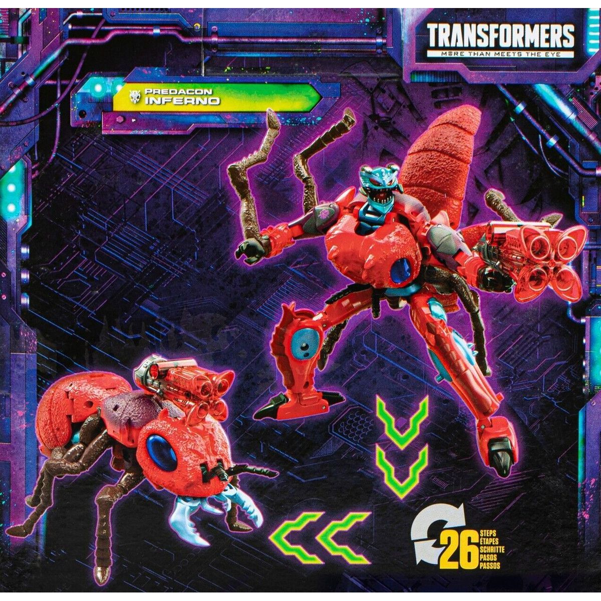 Hasbro Transformers Generations Legacy Ev Voyager Predacon Inferno ...
