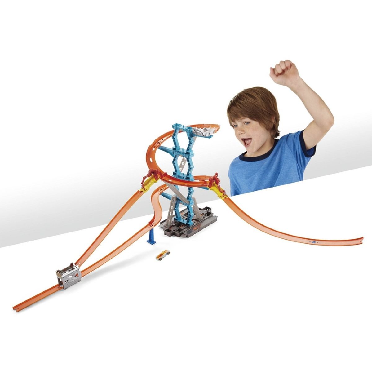 Hot Wheels Track Builder Spirálová dráha | Maxíkovy hračky