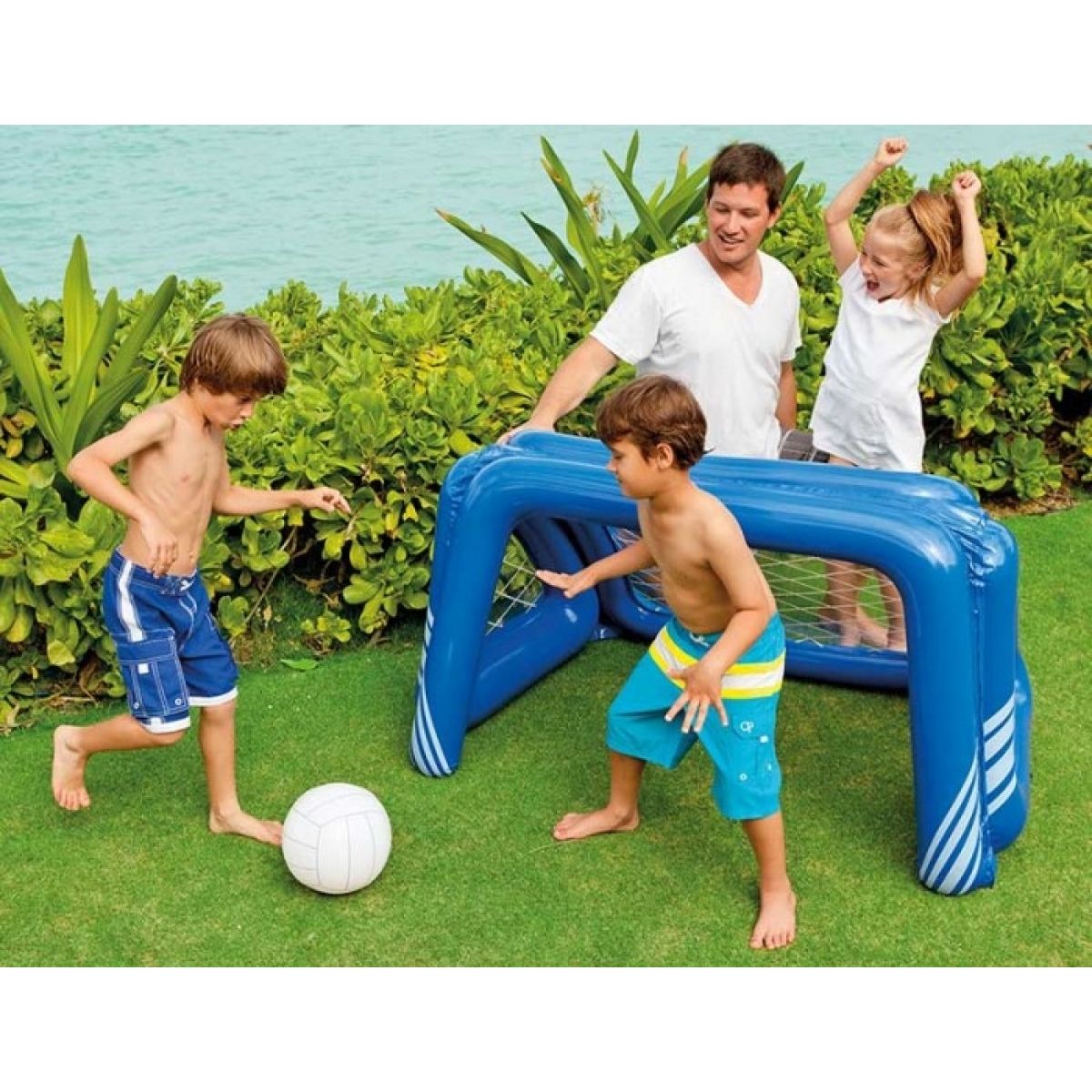 Intex 58507 Branka do bazénu 124 x 86 cm Modrá | Maxíkovy hračky