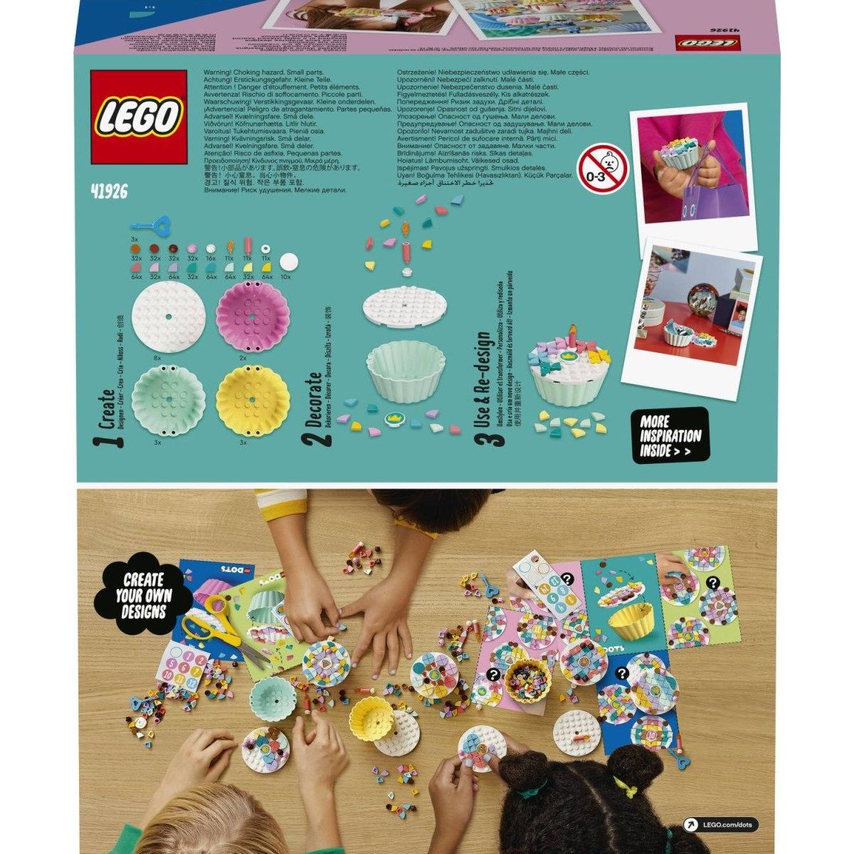 LEGO® DOTS 41926 Kreativní sada party dortíků | Maxíkovy hračky