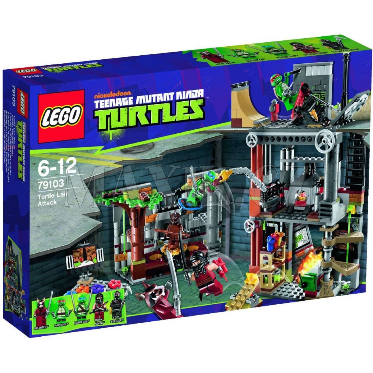 LEGO Želvy Ninja 79103 Útok na želví doupě | Maxíkovy hračky