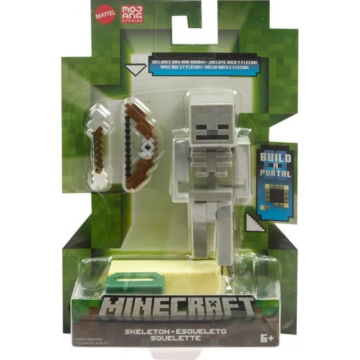 Mattel Minecraft 8 cm figurka Build a Portal Skeleton | Maxíkovy hračky