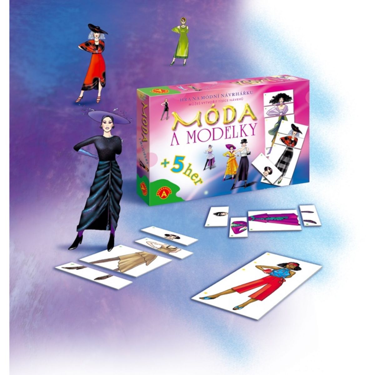 Móda a modelky - společenská hra | Maxíkovy hračky