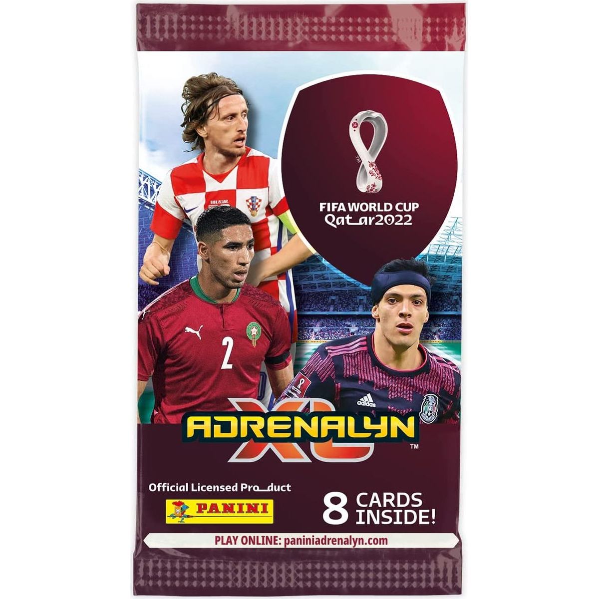 Panini FIFA World Cup 2022 Adrenalyn plechová krabička (pocket) modrá ...