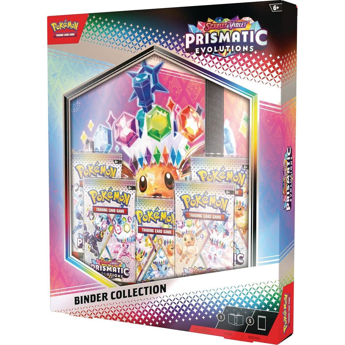 Pokémon TCG: SV8.5 Prismatic Evolutions - Binder Collection | Maxíkovy hračky