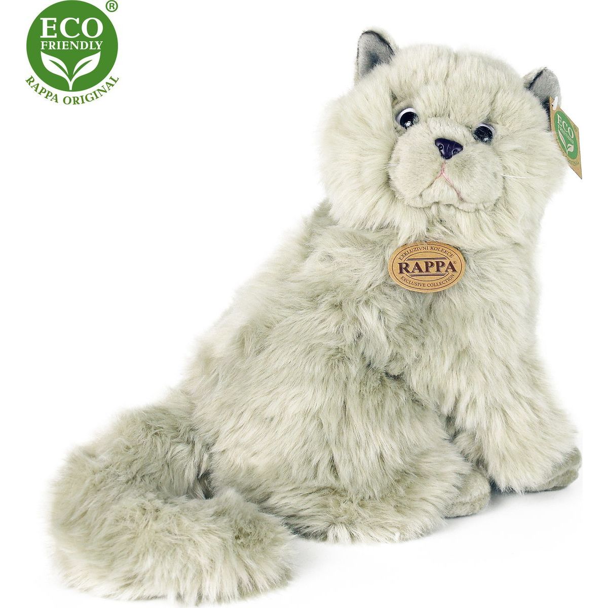 Rappa Plyšová britská kočka 35 cm Eco Friendly | Maxíkovy hračky