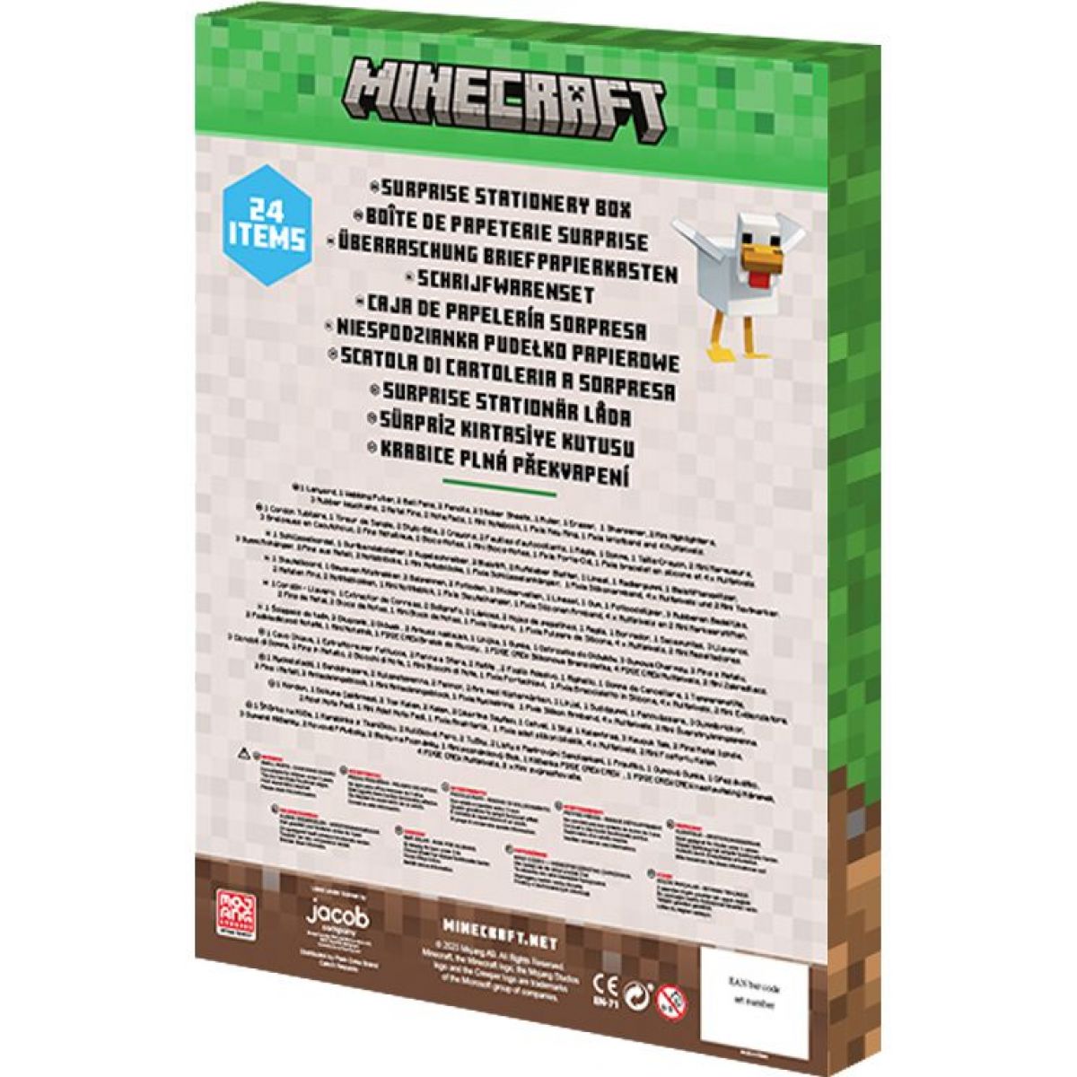 Sada překvapení Pixie Crew & Minecraft 24 kusů, školní potřeby ...