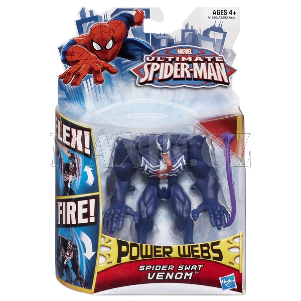 Spiderman Akční vystřelovací figurky Hasbro - Venom Spider Swat ...