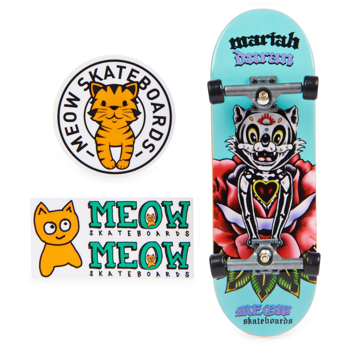 Tech Deck Fingerboard základní balení Meow Mariah Druan | Maxíkovy hračky