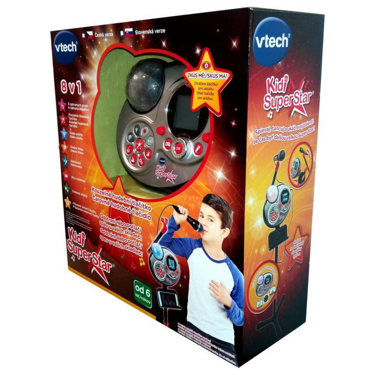 Vtech Kidi SuperStar - černá SK | Maxíkovy hračky